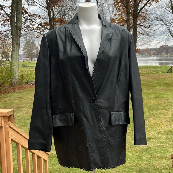 Venezia | Jackets & Coats | Vintage Venezia Leather Jacket Xxl | Poshmark